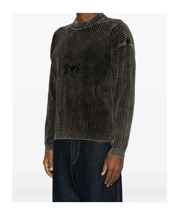 Emporio Armani Long-sleeved Ribbed Jumper