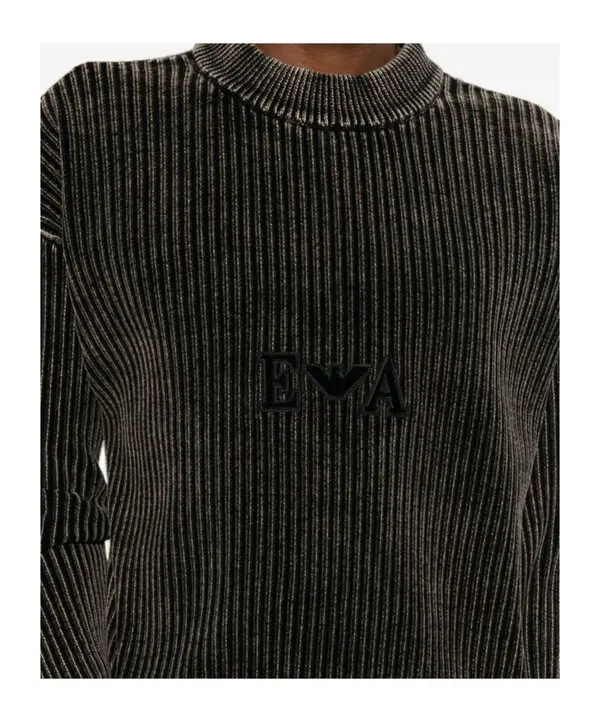 Emporio Armani Long-sleeved Ribbed Jumper