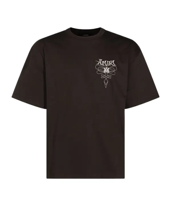 Amiri Logo Print T-shirt - Black