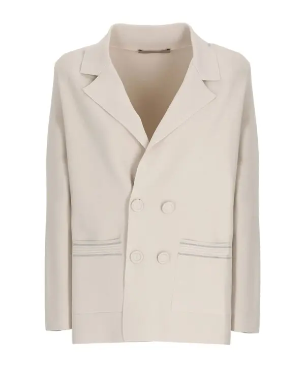 D.exterior Double-breasted Blazer