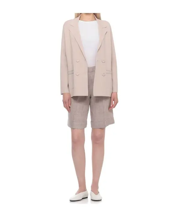 D.exterior Double-breasted Blazer