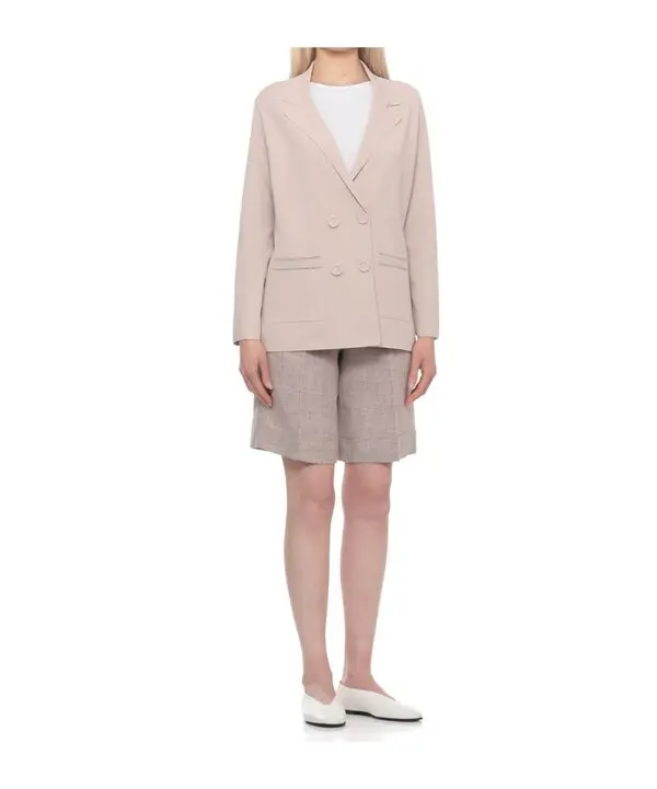 D.exterior Double-breasted Blazer