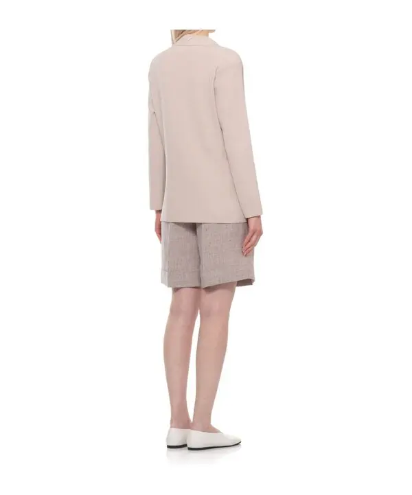 D.exterior Double-breasted Blazer