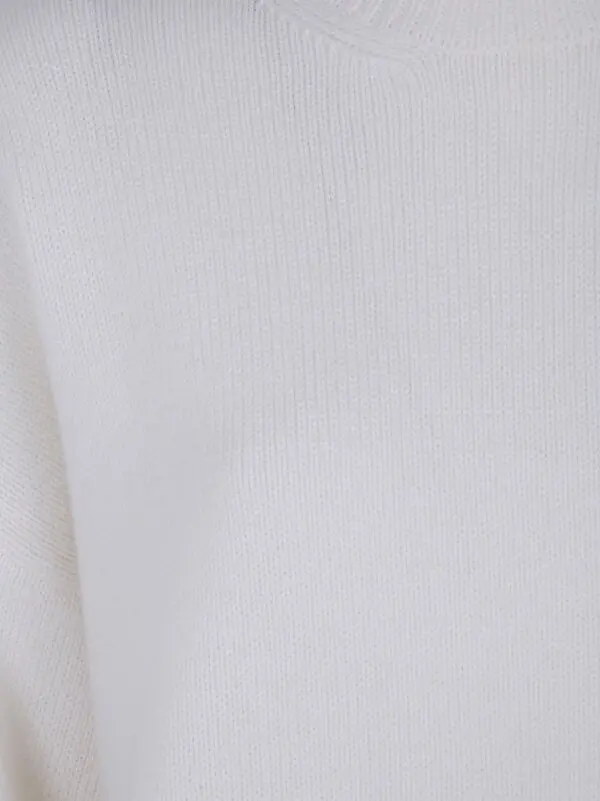 MRZ Turtleneck Oversized Sweater - White