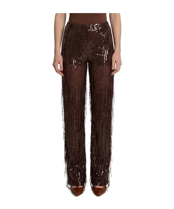 Federica Tosi Sequin Fringe Pants