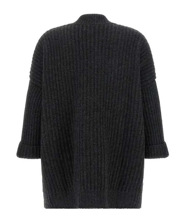 BE YOU Oversized Ribbed Cardigan