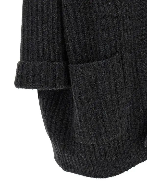 BE YOU Oversized Ribbed Cardigan
