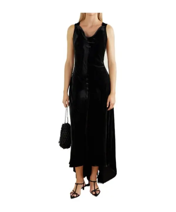 Le Kasha Velvet Maxi Dress