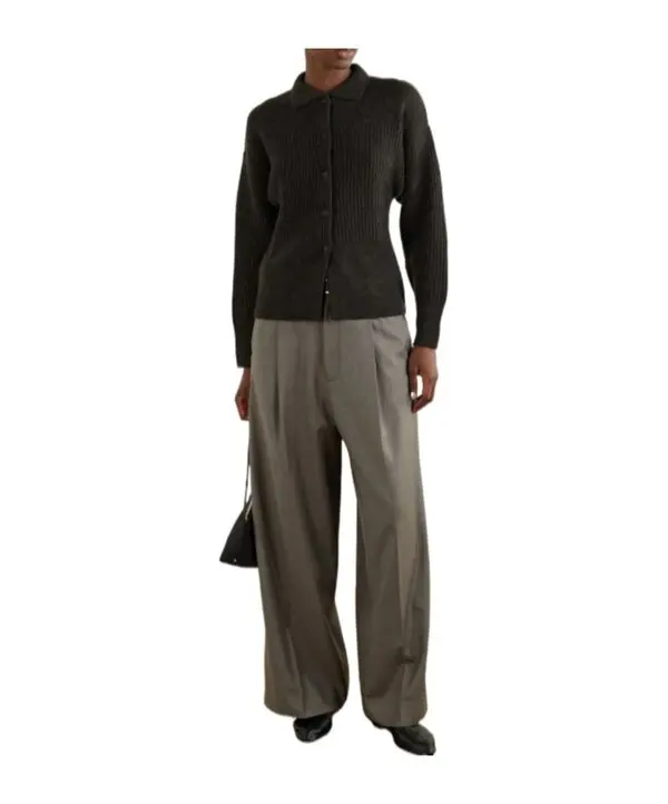 Le Kasha Ribbed Cashmere Cardigan