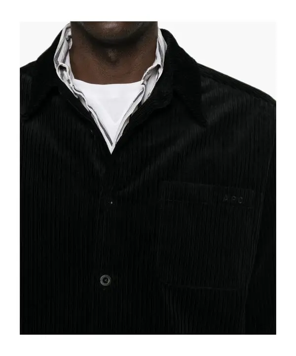 A.p.c. Corduroy Chest-pocket Shirt
