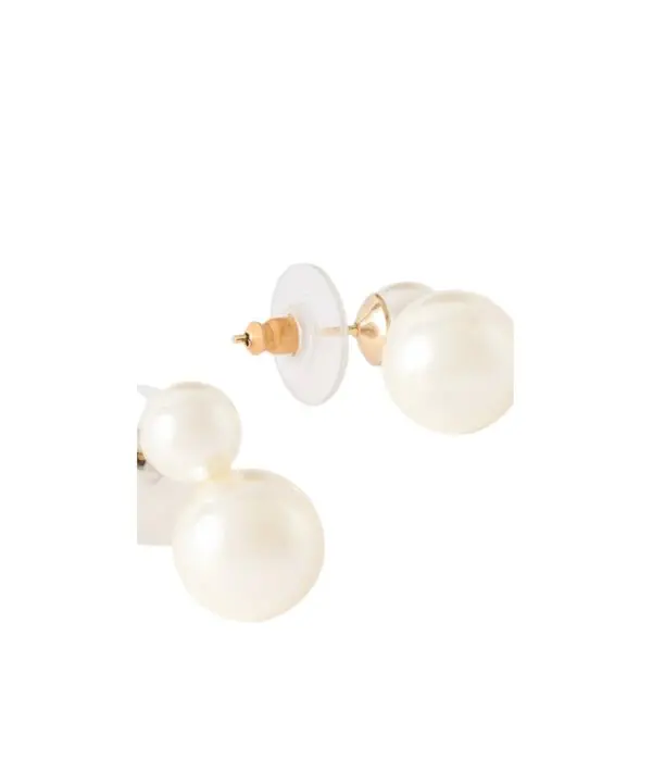 JENNIFER BEHR Gold-tone Pearl-like Earrings