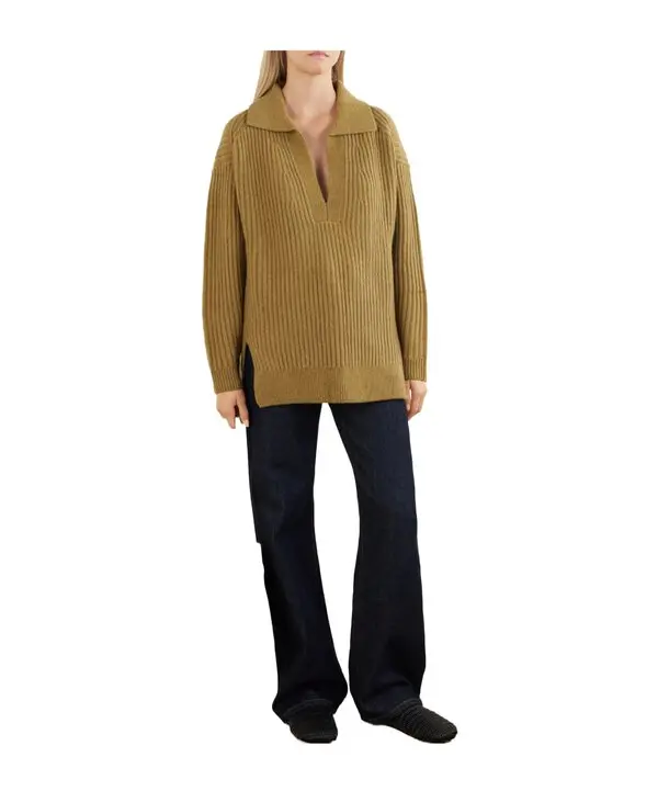 Le Kasha V-neck Knit Sweater - No