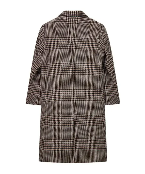 Emporio Armani Checked Long Coat