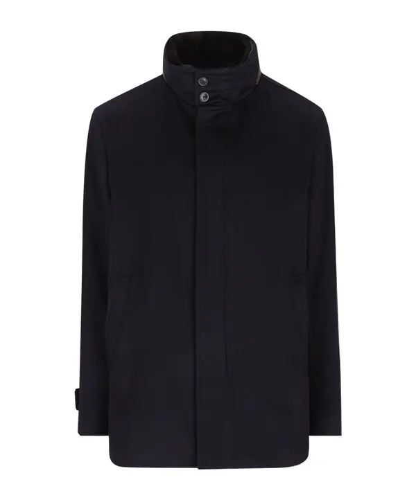 Herno Long-sleeved Button-up Jacket