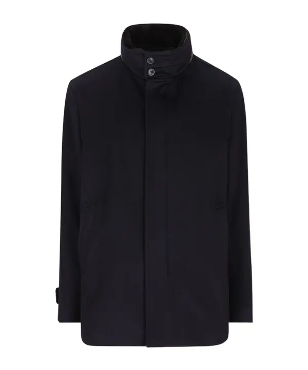 Herno Long-sleeved Button-up Jacket