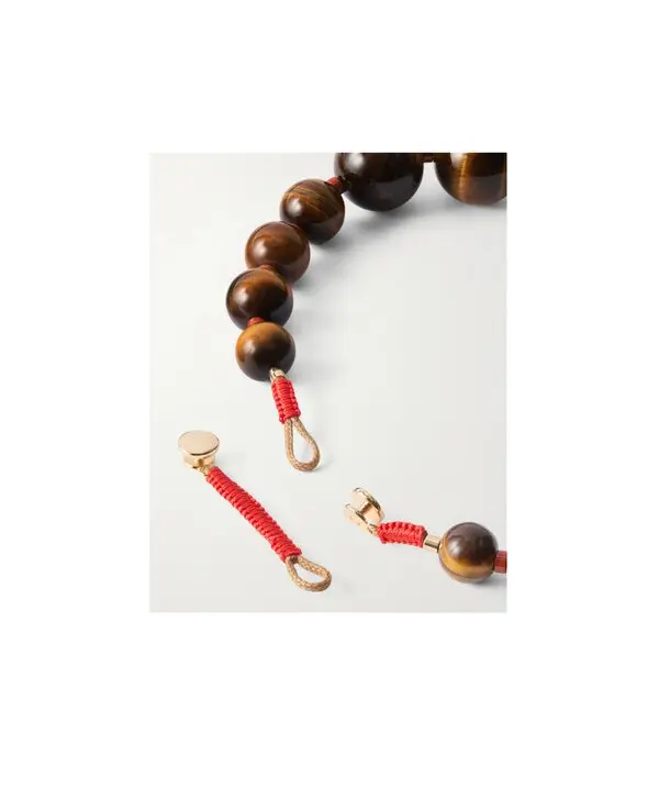 Assouline Tigereye Stone Necklace