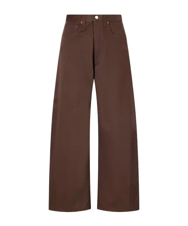 SSSTEIN High-rise Waist Wide-leg Denim