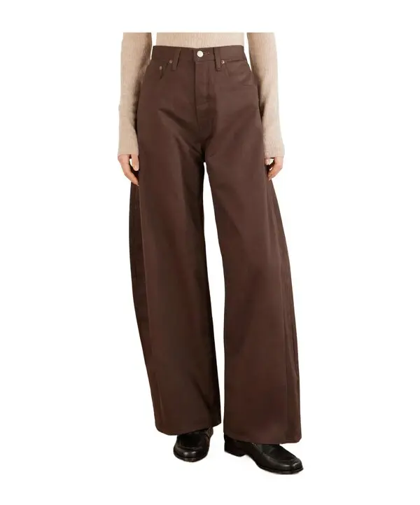 SSSTEIN High-rise Waist Wide-leg Denim