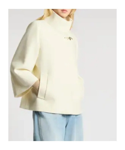 FAY Cape In Wool Fabric