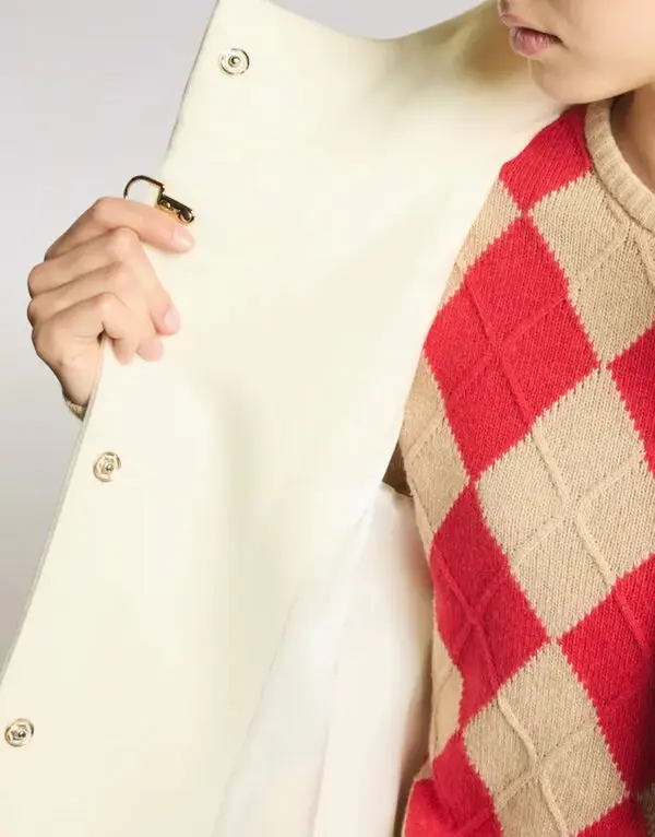 FAY Cape In Wool Fabric