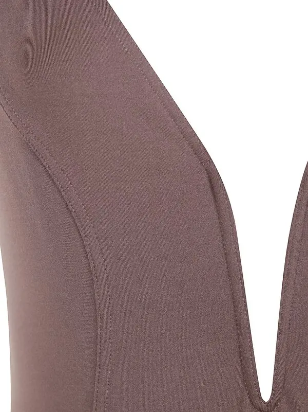 ERES Galbe One-piece Swimsuit - Chocolate Black