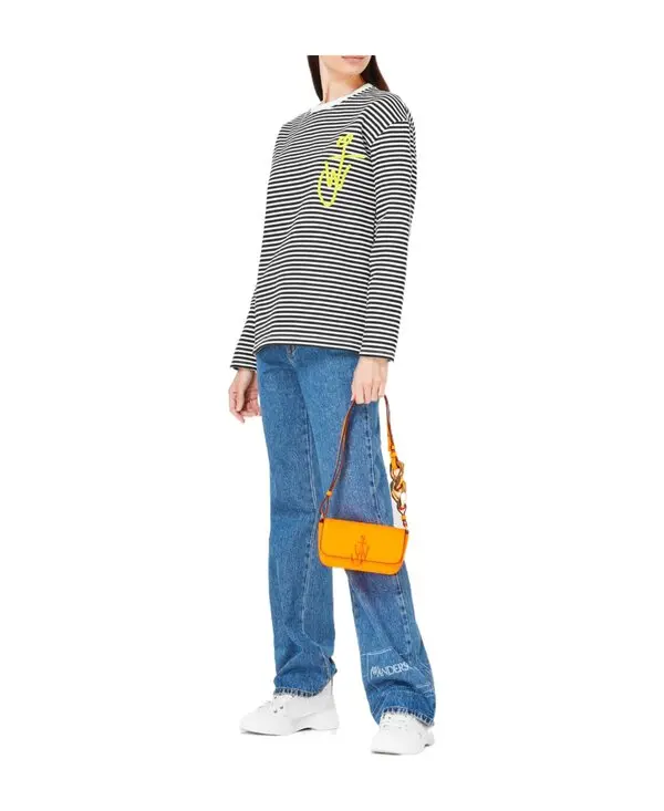 J.W.ANDERSON Logo Stripe Long-sleeved T-shirt