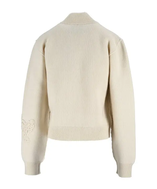Ermanno Scervino Crochet-patch Button-up Cardigan