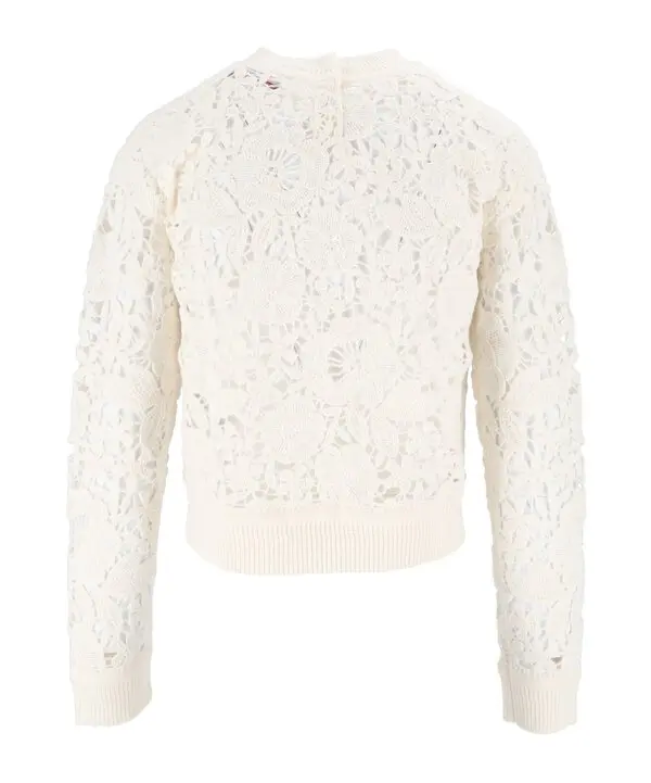 Ermanno Scervino Floral-lace Sweater