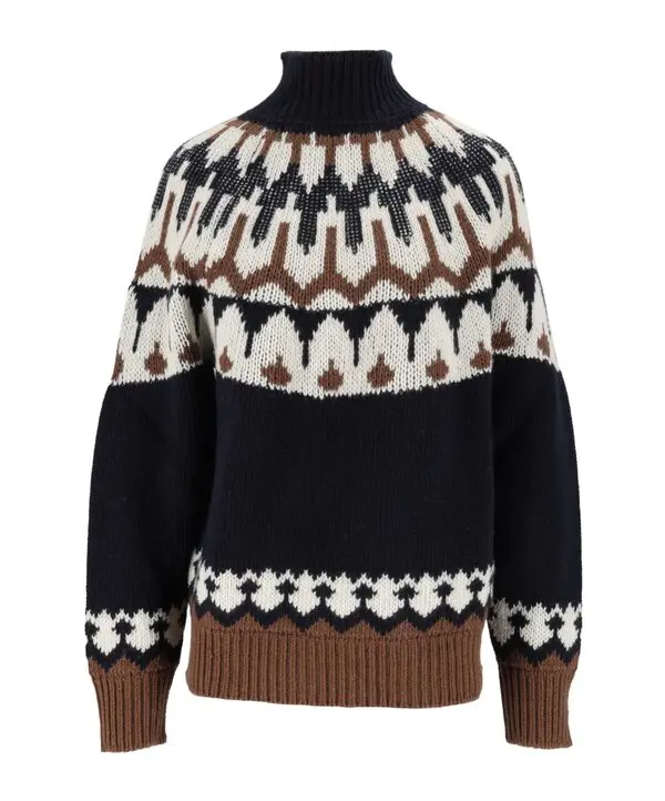 Ermanno Scervino Fair Isle-knit Wool Sweater