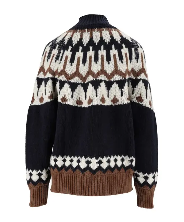 Ermanno Scervino Fair Isle-knit Wool Sweater