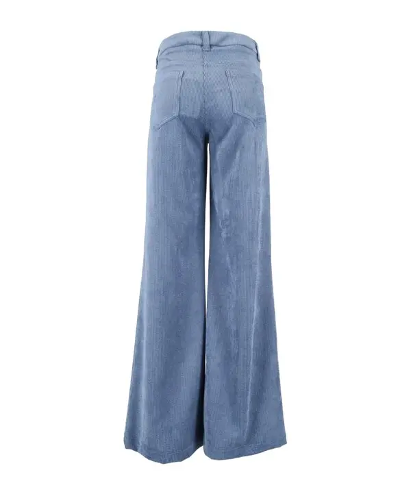 Ermanno Scervino Corduroy-effect Wide-leg Trousers