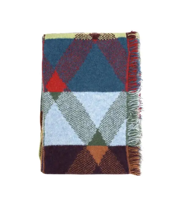 Dries Van Noten Tasseled Scarf - Light Blue