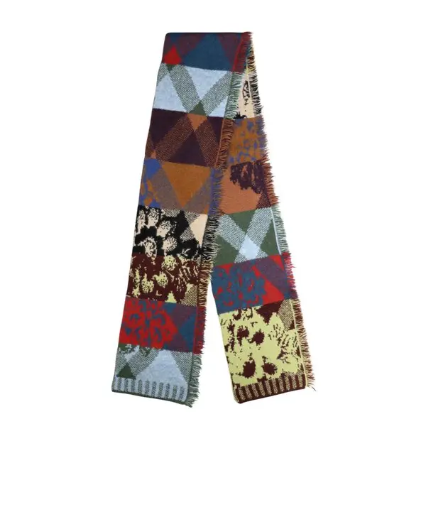 Dries Van Noten Tasseled Scarf - Light Blue