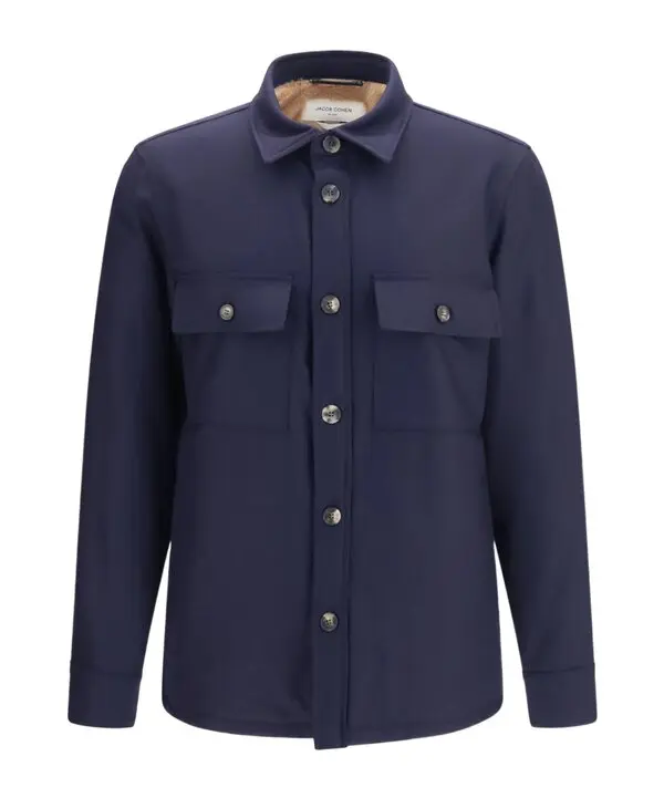 Jacob Cohen Faux Fur Lined Shirt Jacket