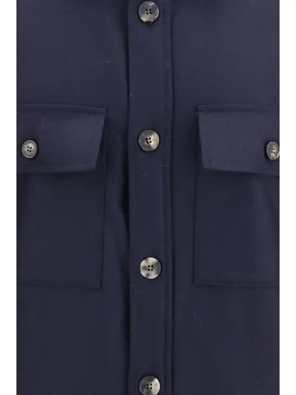 Jacob Cohen Faux Fur Lined Shirt Jacket