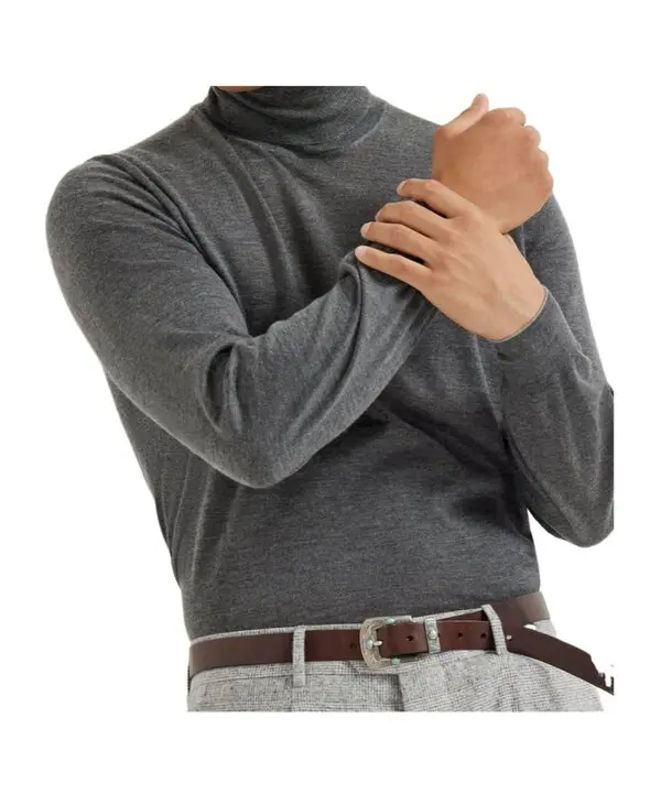 Brunello Cucinelli Roll-neck Long Sleeved Top - Black