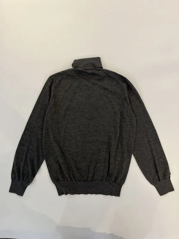 Brunello Cucinelli Roll-neck Long Sleeved Top - Black
