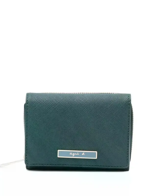 AGNES B. Erika Wallet - Green