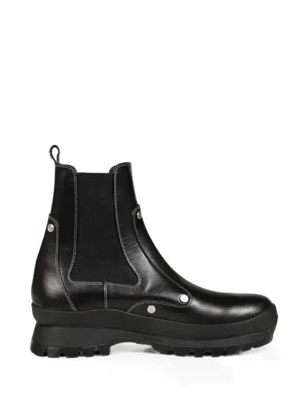 OAO Les Arcs Contrast-stitch Chelsea Boots - Black