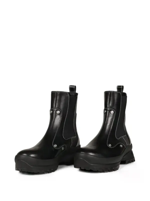 OAO Les Arcs Contrast-stitch Chelsea Boots - Black