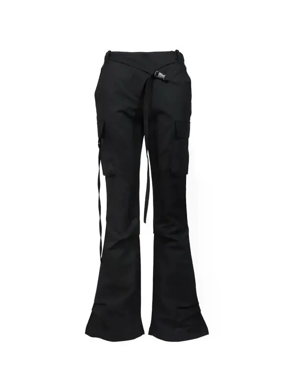 BOHEMSEO Strap-detail Buckled Cargo Pants
