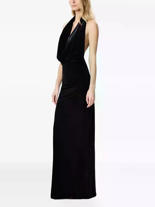 AMAZUIN Venus Halterneck Maxi Dress