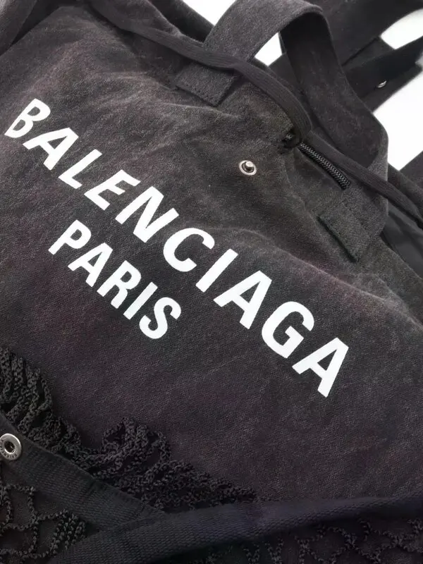 Balenciaga 2020s Medium 24/7 Fishnet Tote Bag