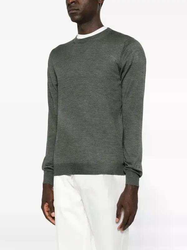 BARBA NAPOLI Crew-neck Long-sleeve Sweater