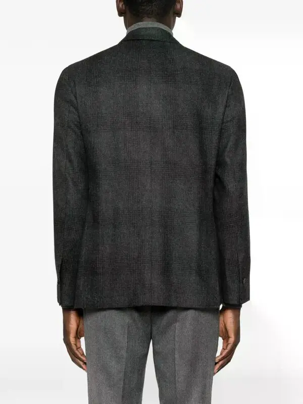 BARBA NAPOLI Checked Blazer