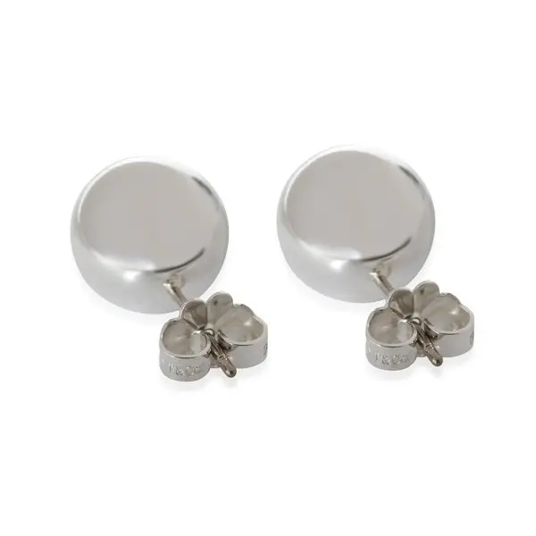 Tiffany & Co. Sterling Silver Hardwear Ball Earrings