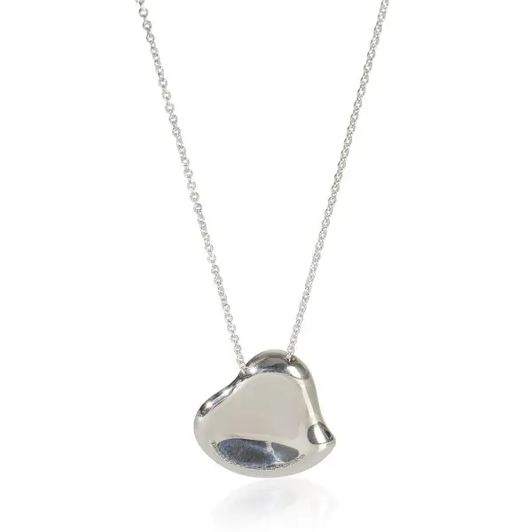 Tiffany & Co. Sterling Silver Elsa Peretti Full Heart Pendant Necklace - Sterling_silver