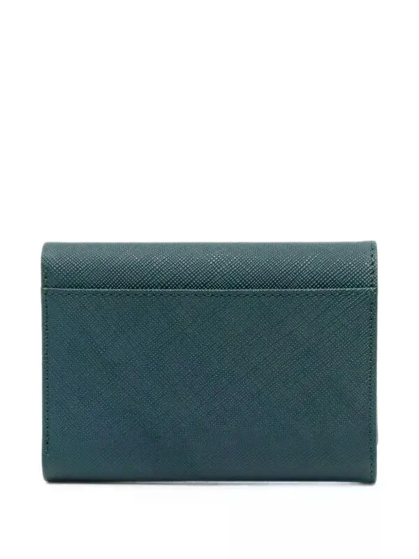 AGNES B. Leather Fold Wallet