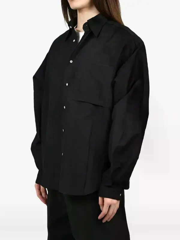 BIBLIOTHERK Patch-pocket Long-sleeve Shirt