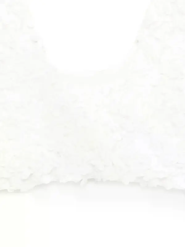 ENFOLD Sequin-embellished Cropped Top